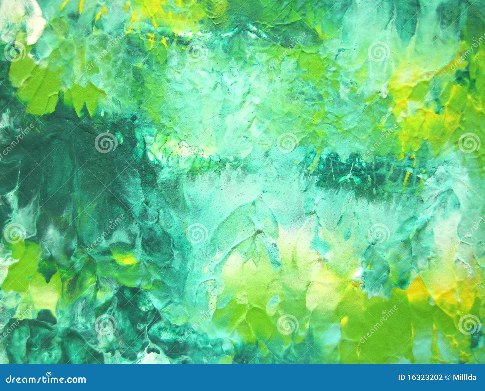 Grün abstrakt gemalt stock abbildung. Illustration von auszug - 16323202