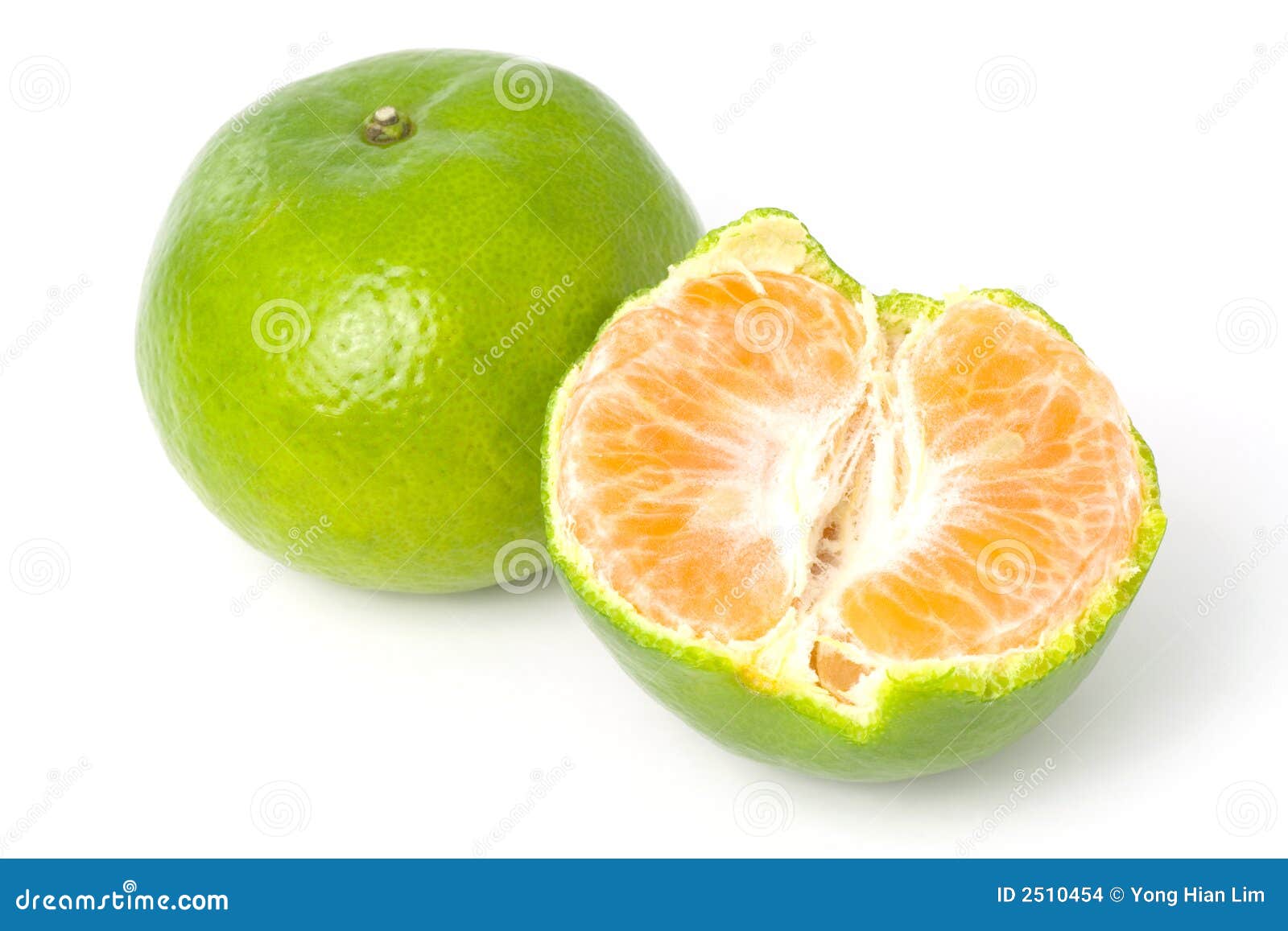 Grüne Mandarine stockfoto. Bild von zitrusfrucht, mandarine - 2510454