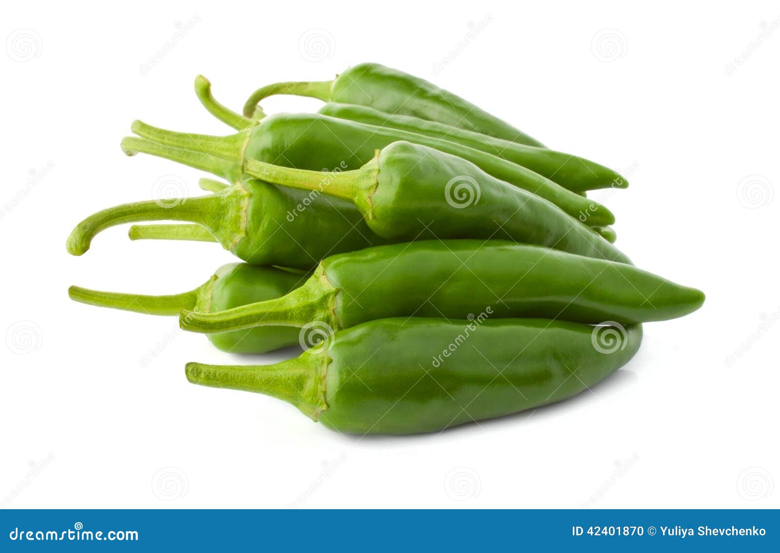 Grüne Peperoni in Einer Seitenansicht Stockfoto - Bild von platz ...