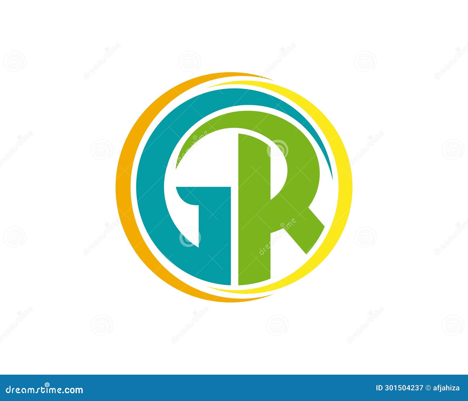 GR Circle Logo Icon Template Stock Vector - Illustration of accounting ...