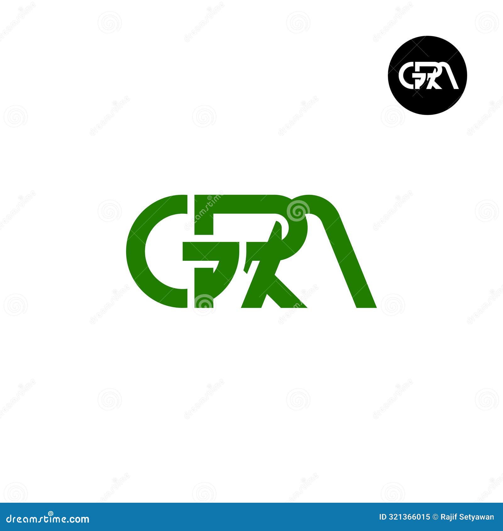 GRA Logo Letter Monogram Design Cartoon Vector | CartoonDealer.com ...