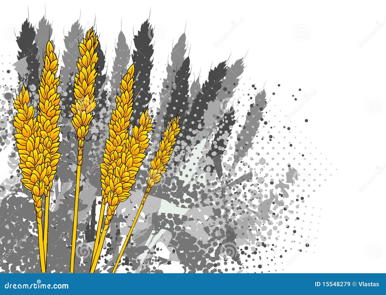 Graan vector illustratie. Illustration of groei, ontwerp - 15548279