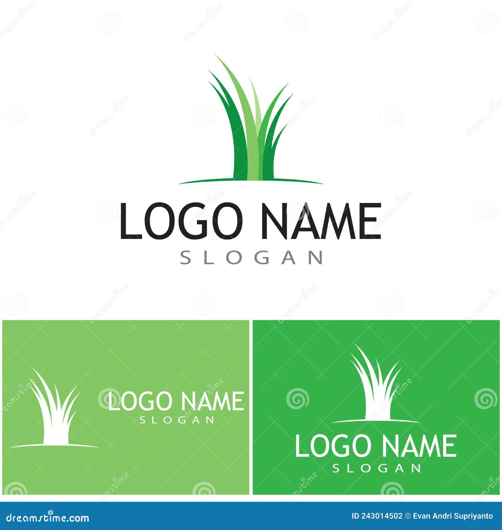 Graas Logo Template Vector Symbol Nature Stock Vector - Illustration of ...