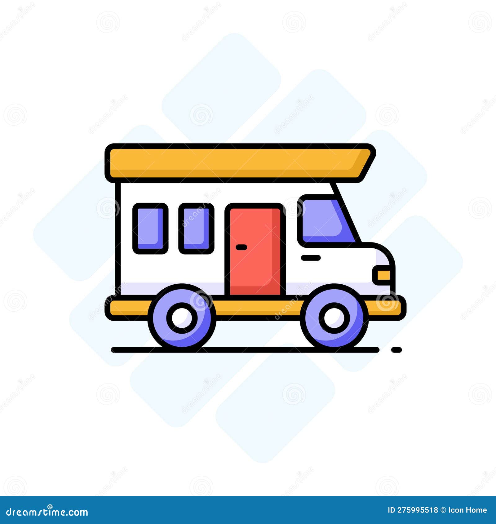 Grab this Amazing Vector of Bus in Modern Style, Efficient and ...