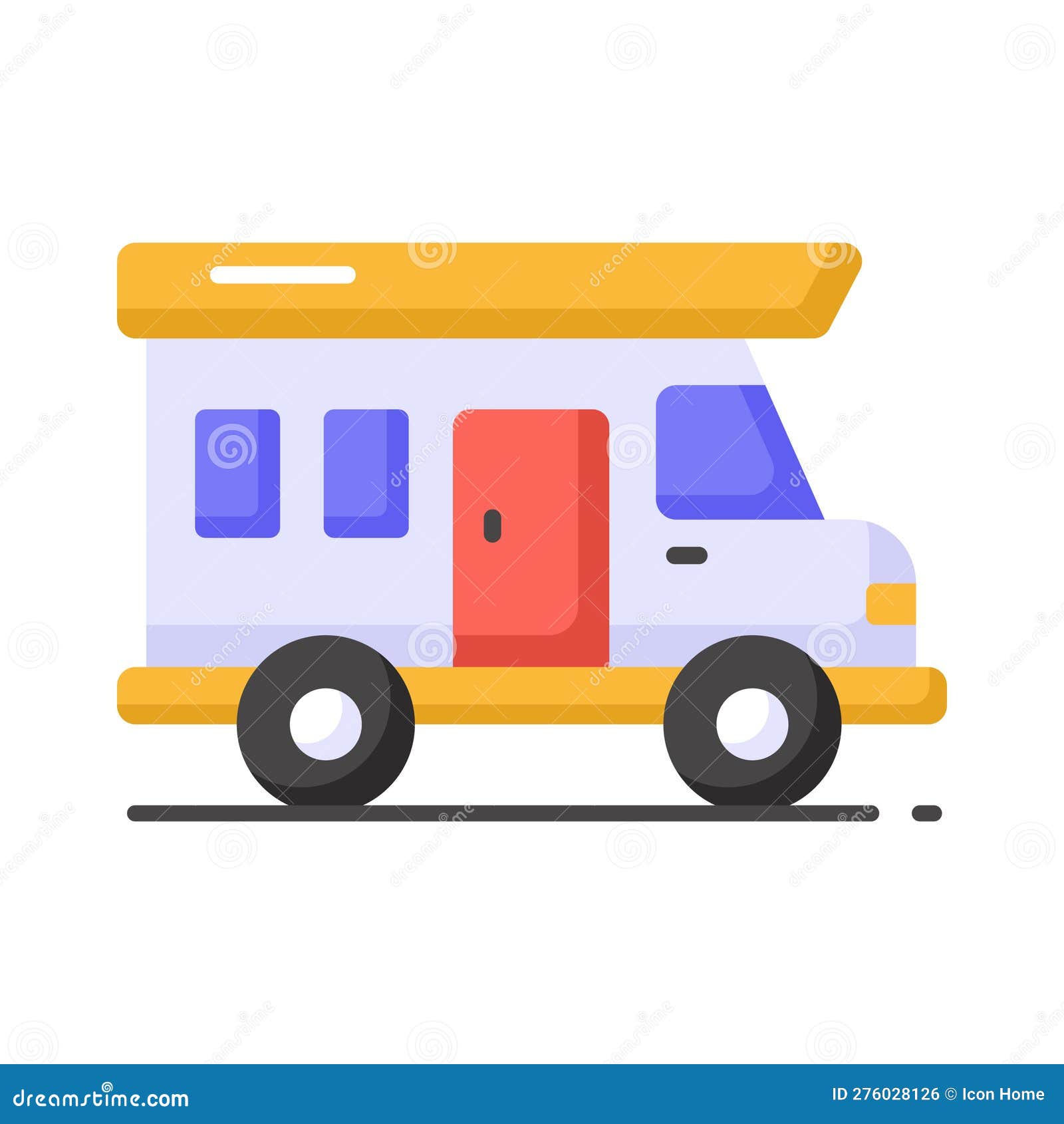 Grab this Amazing Vector of Bus in Modern Style, Efficient and ...