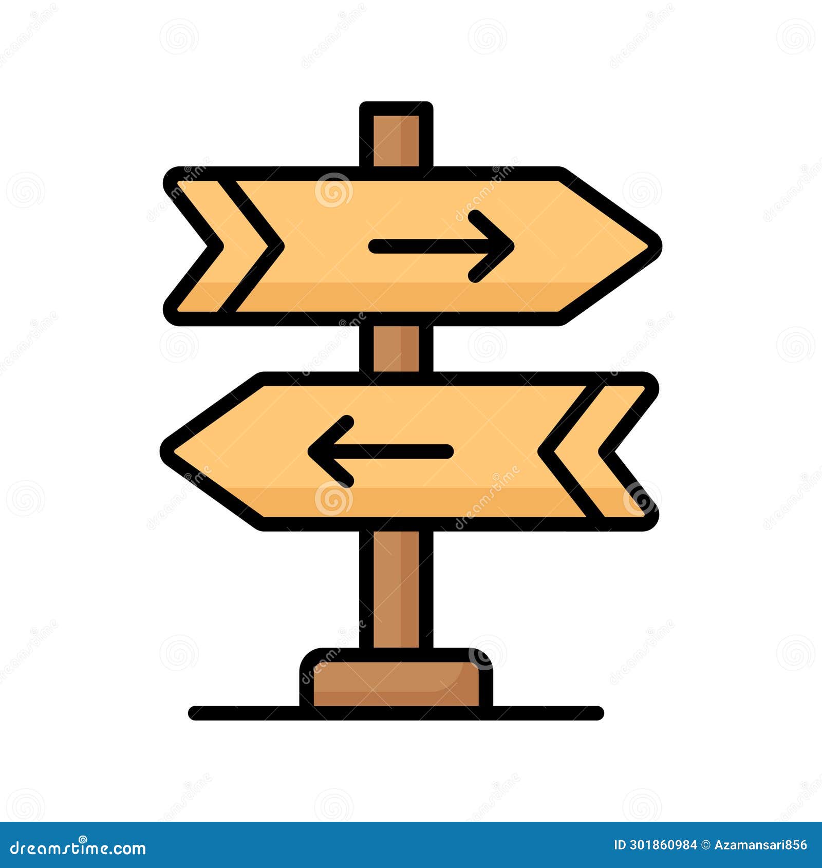 Grab this Amazing Vector of Signpost in Modern Style, Direction Board ...