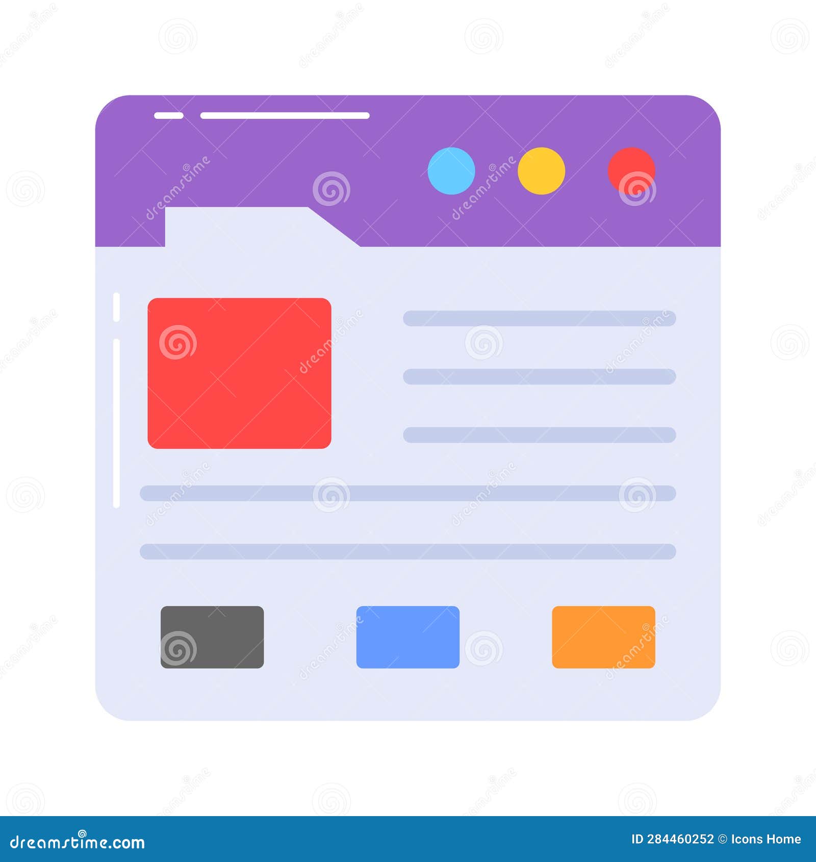 Grab this Amazing Web Design Vector Design in Trendy Flat Style Stock ...