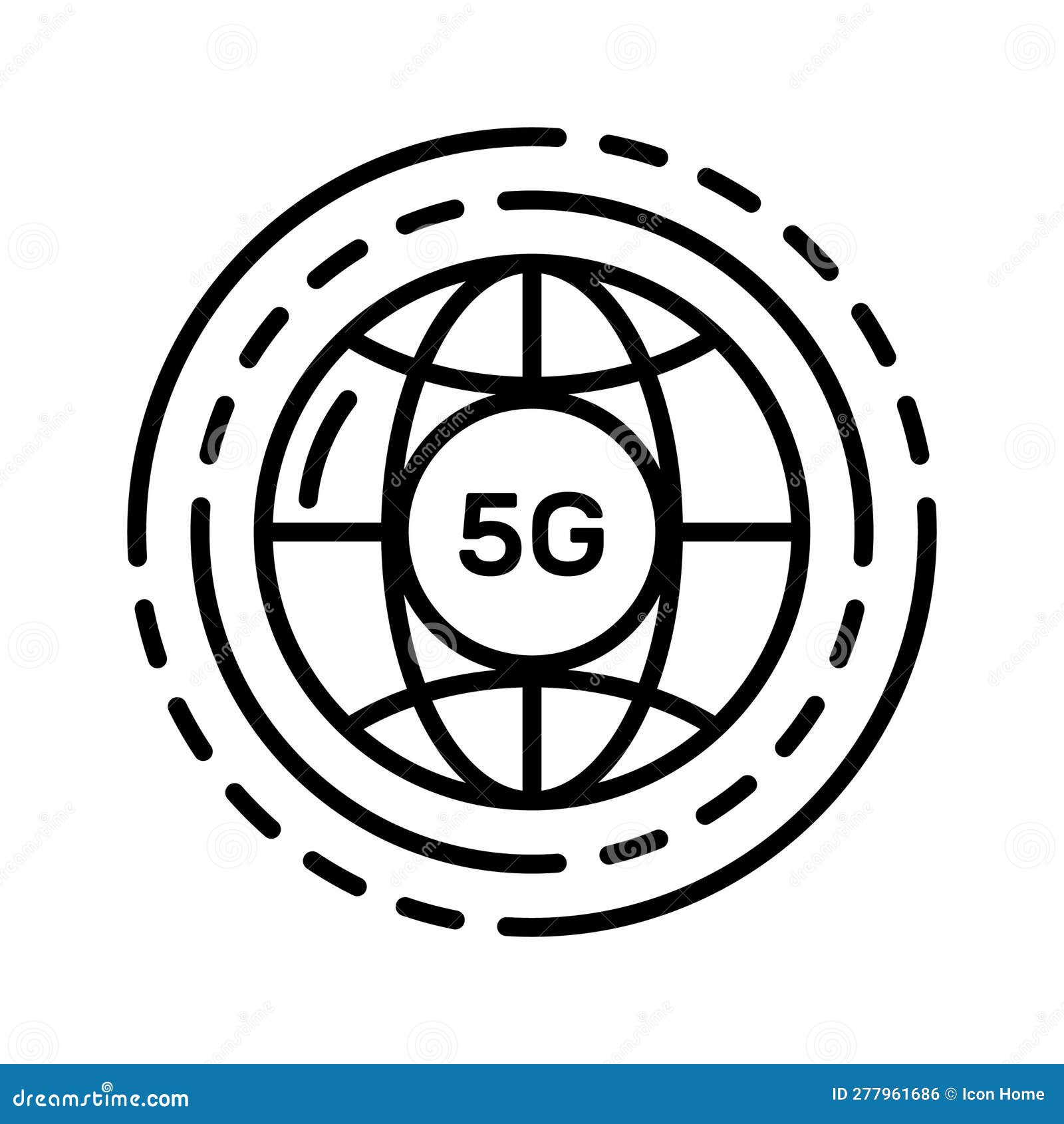 Grab this Beautifully Designed Vector of 5G Network in Trendy Style ...