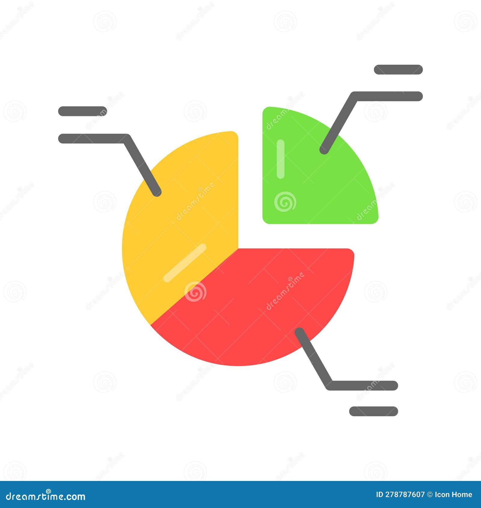Grab this Carefully Crafted Icon of Pie Chart, Business Analysis Vector ...