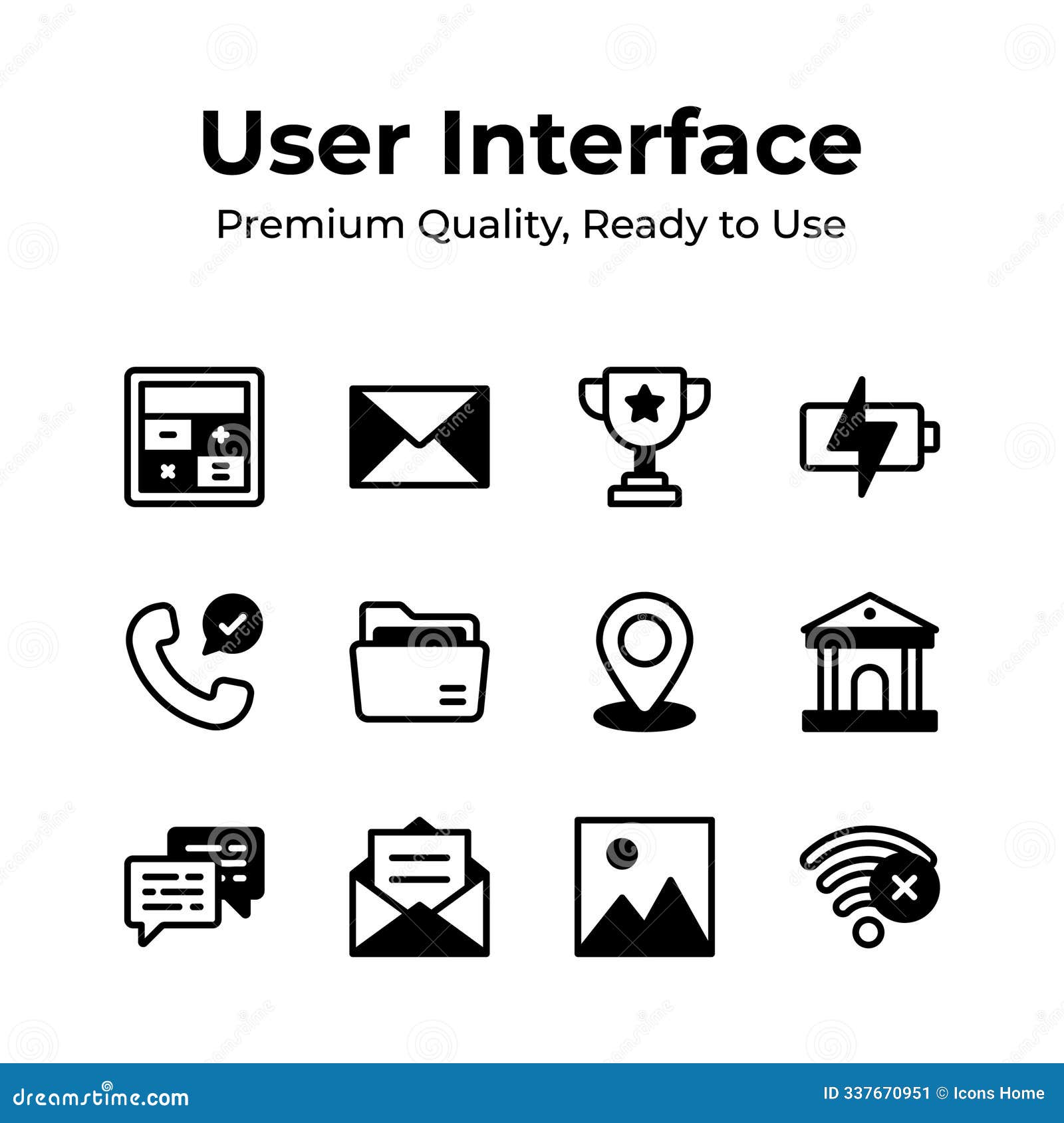 Grab this Creatively Crafted Amazing User Interface Icons Stock ...