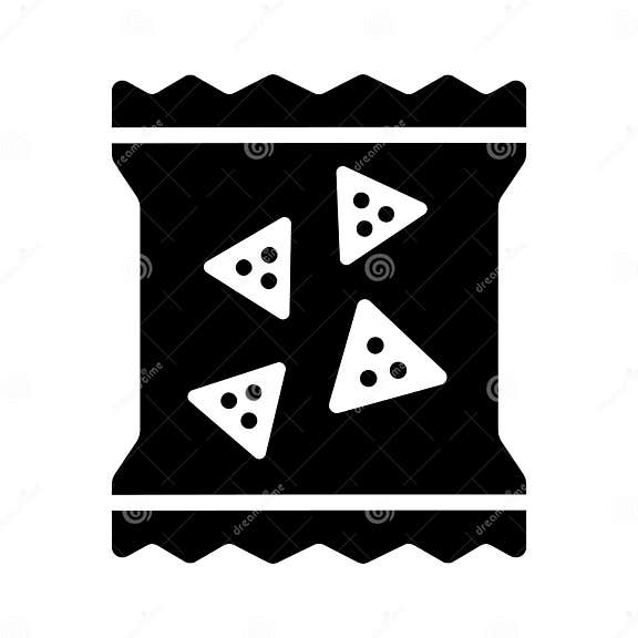 Grab this Creatively Crafted Snacks Packet Icon Design Stock ...