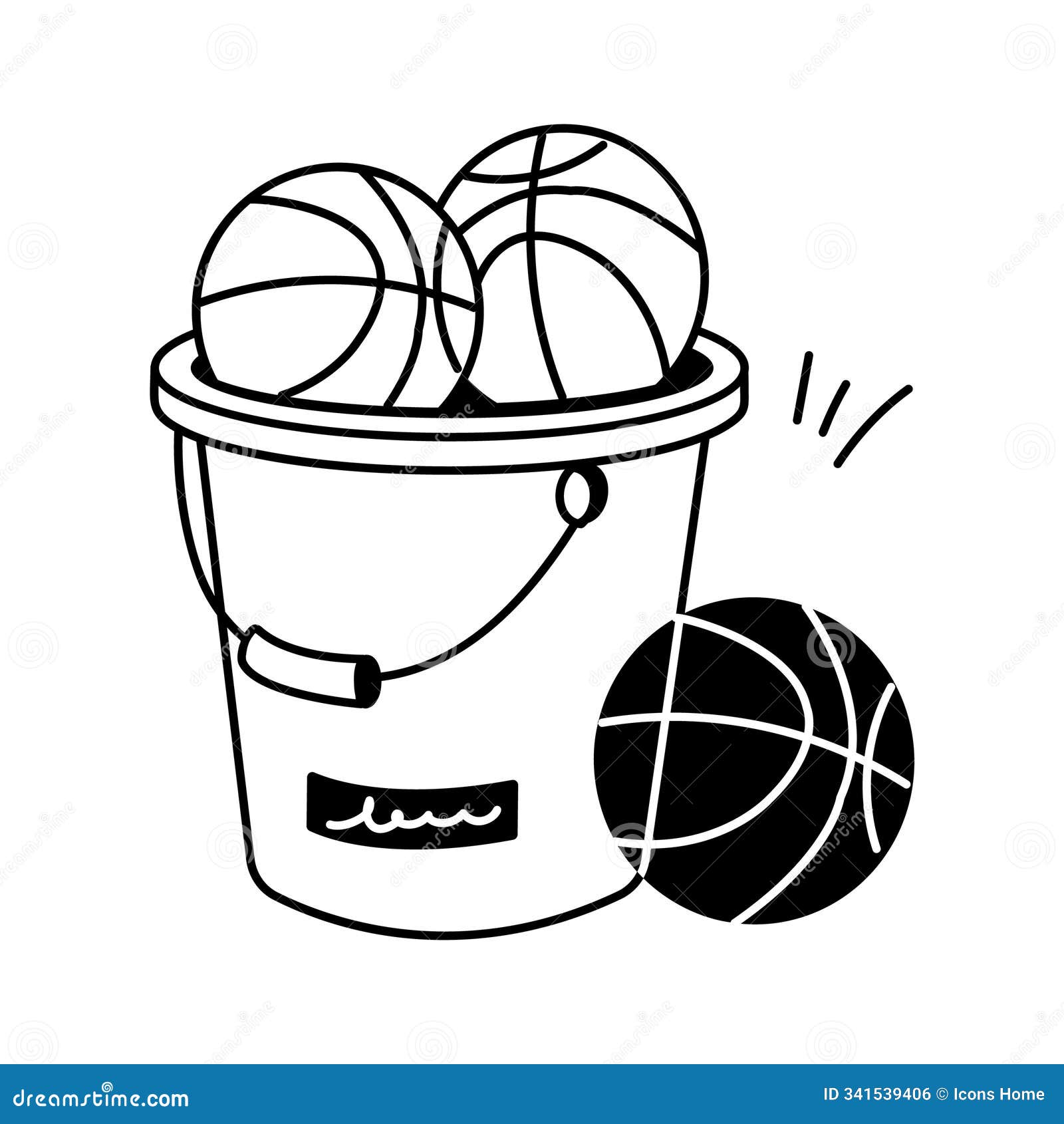 Grab Bucket 3d Illustration Render. Royalty-Free Stock Photography ...