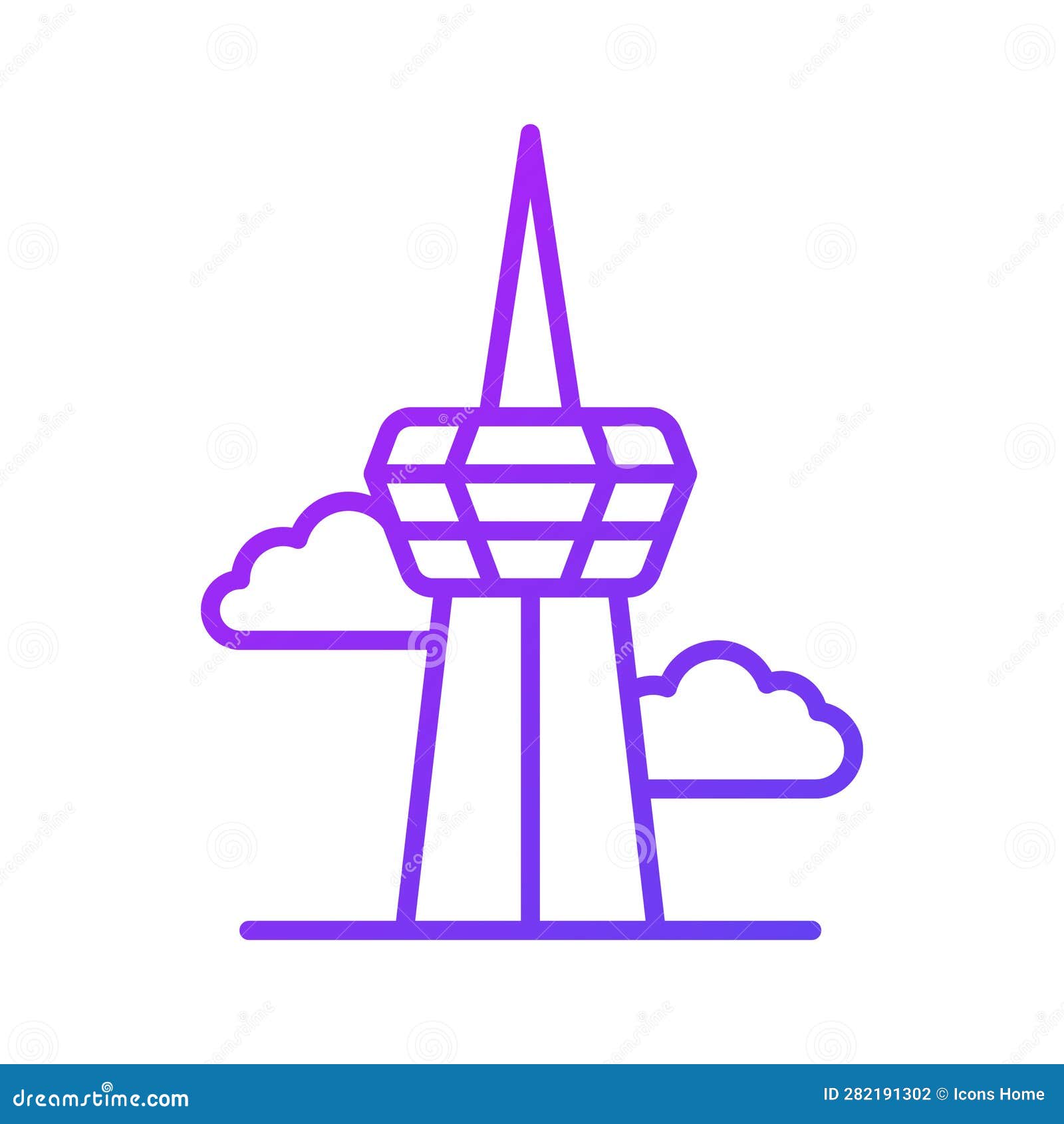Grab this Creatively Designed Vector of Cn Tower in Modern Style Stock ...