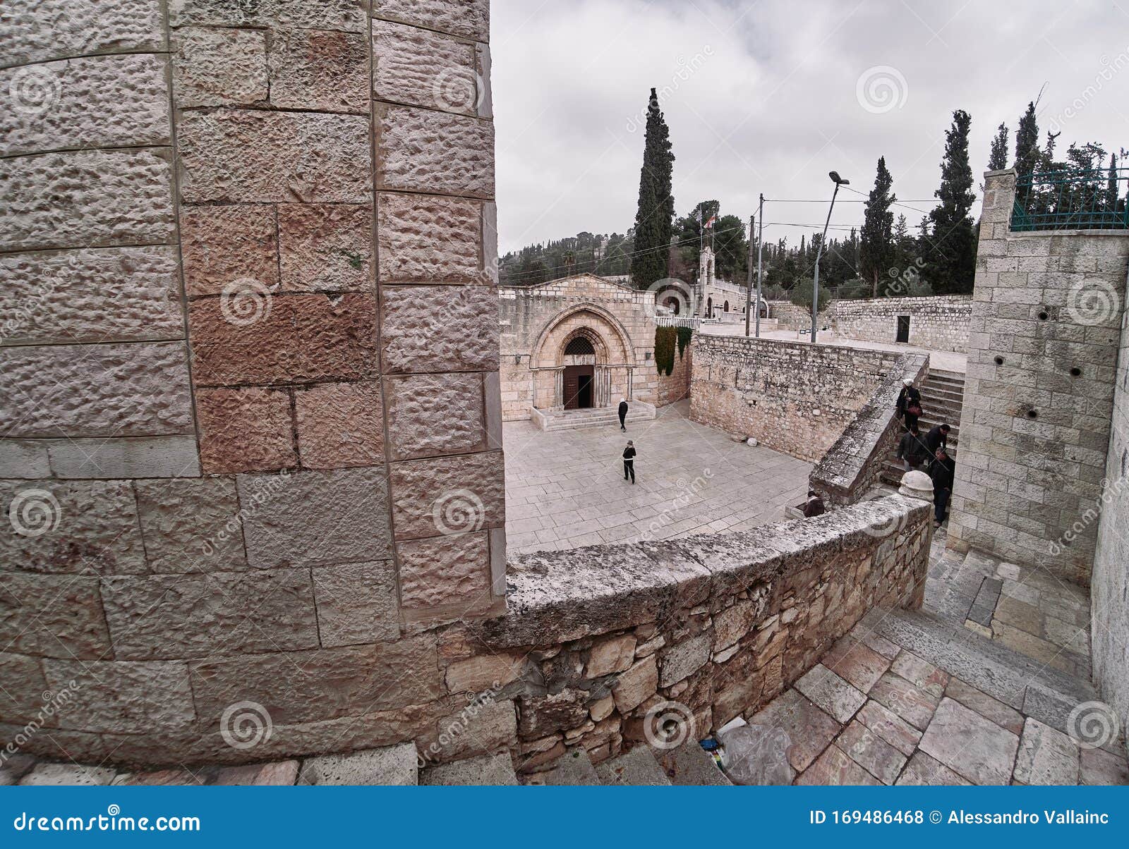 Grab Der Jungfrau Maria Jerusalem DEC 2019 ISRAEL Stockfoto - Bild von ...