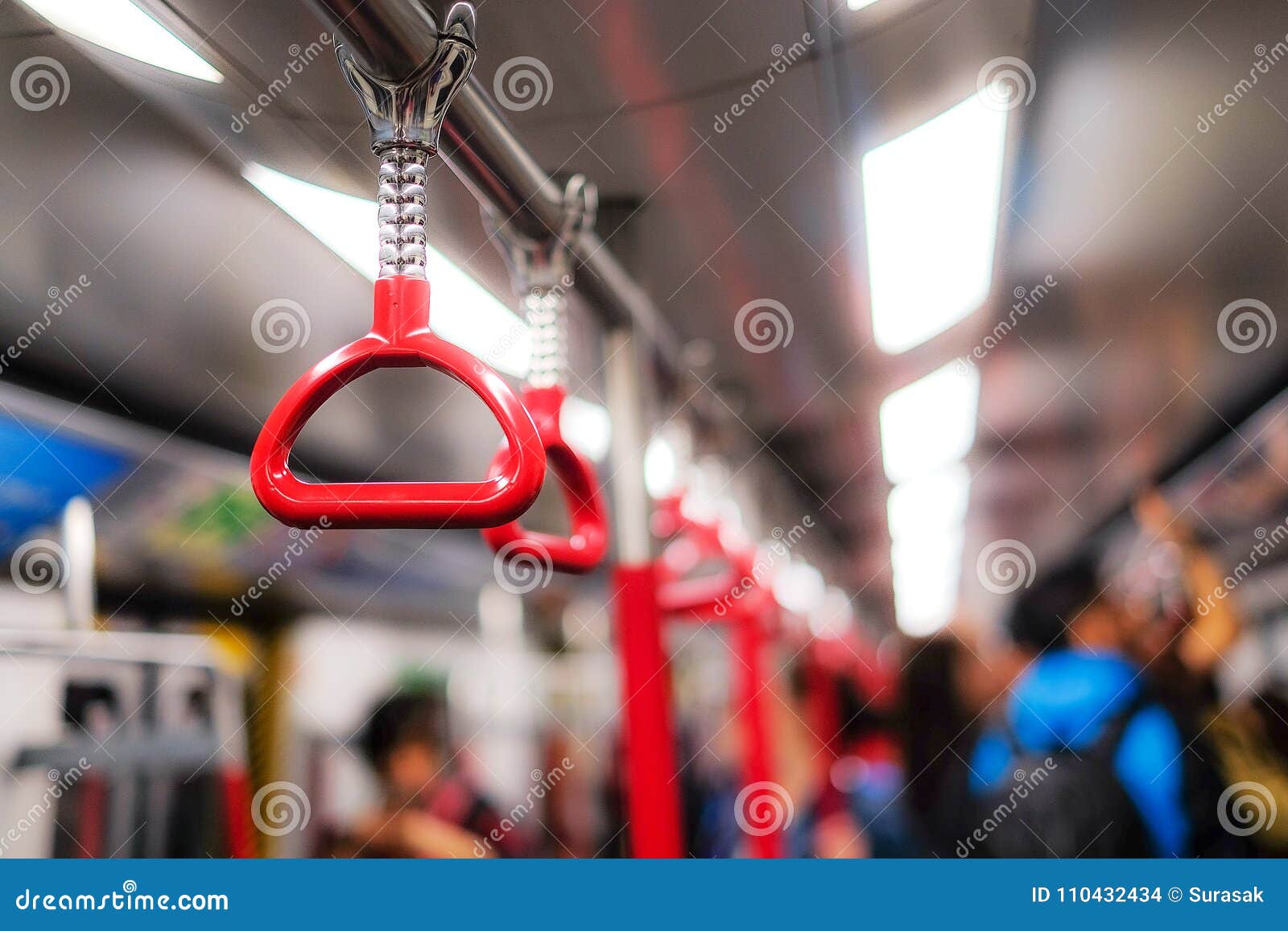 Grab handles in subway stock photo. Image of grab, concept - 110432434