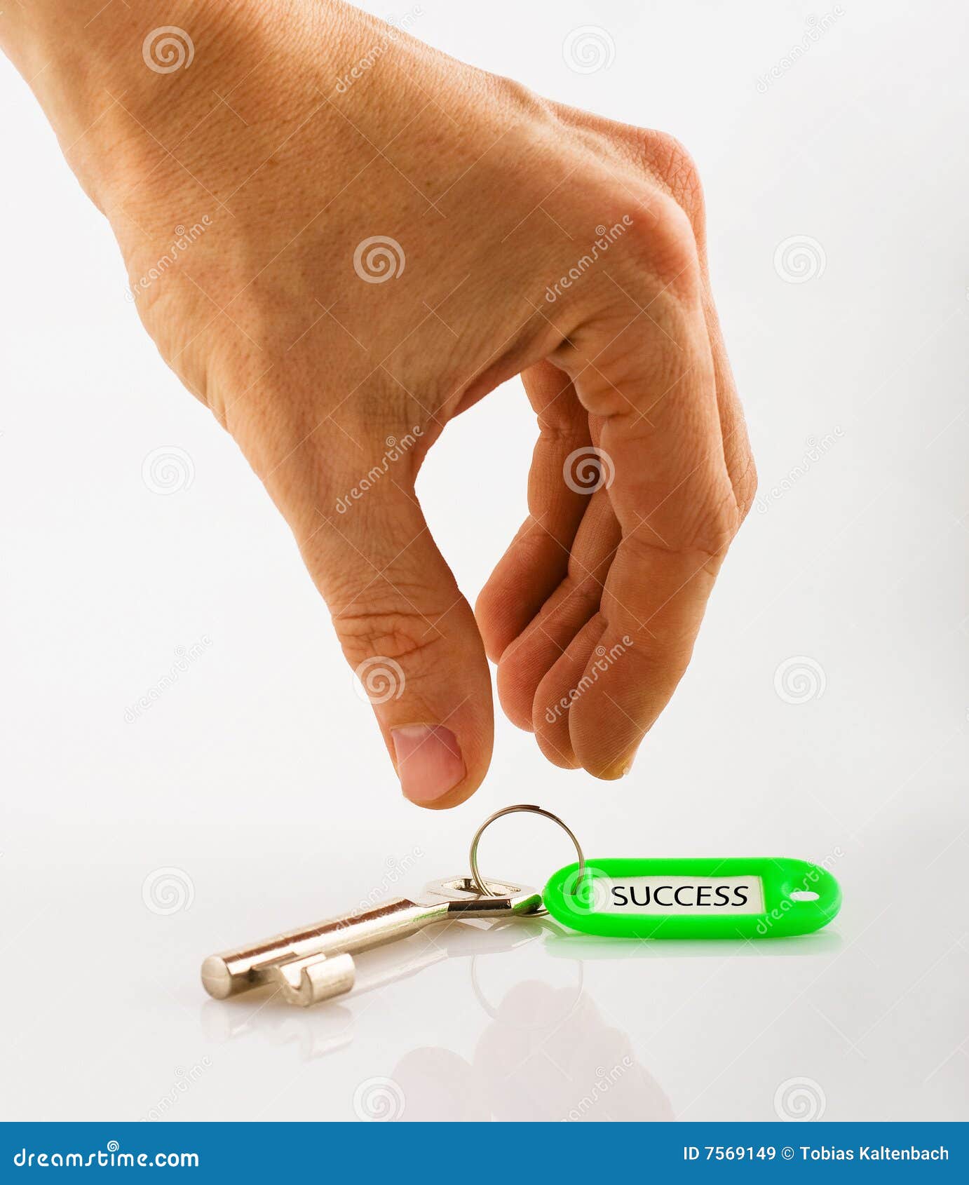 Grab the key to success stock image. Image of career, silver - 7569149