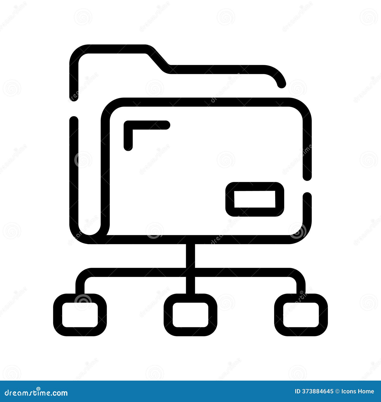 Shared Folder, Network Folder Icon Design, Premium Vector ...