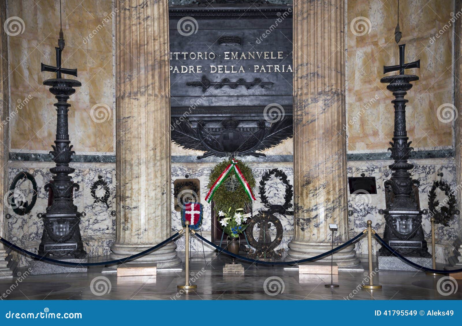 Grab Von Victor Emanuel II am Pantheon Rom Stockbild - Bild von ferien ...