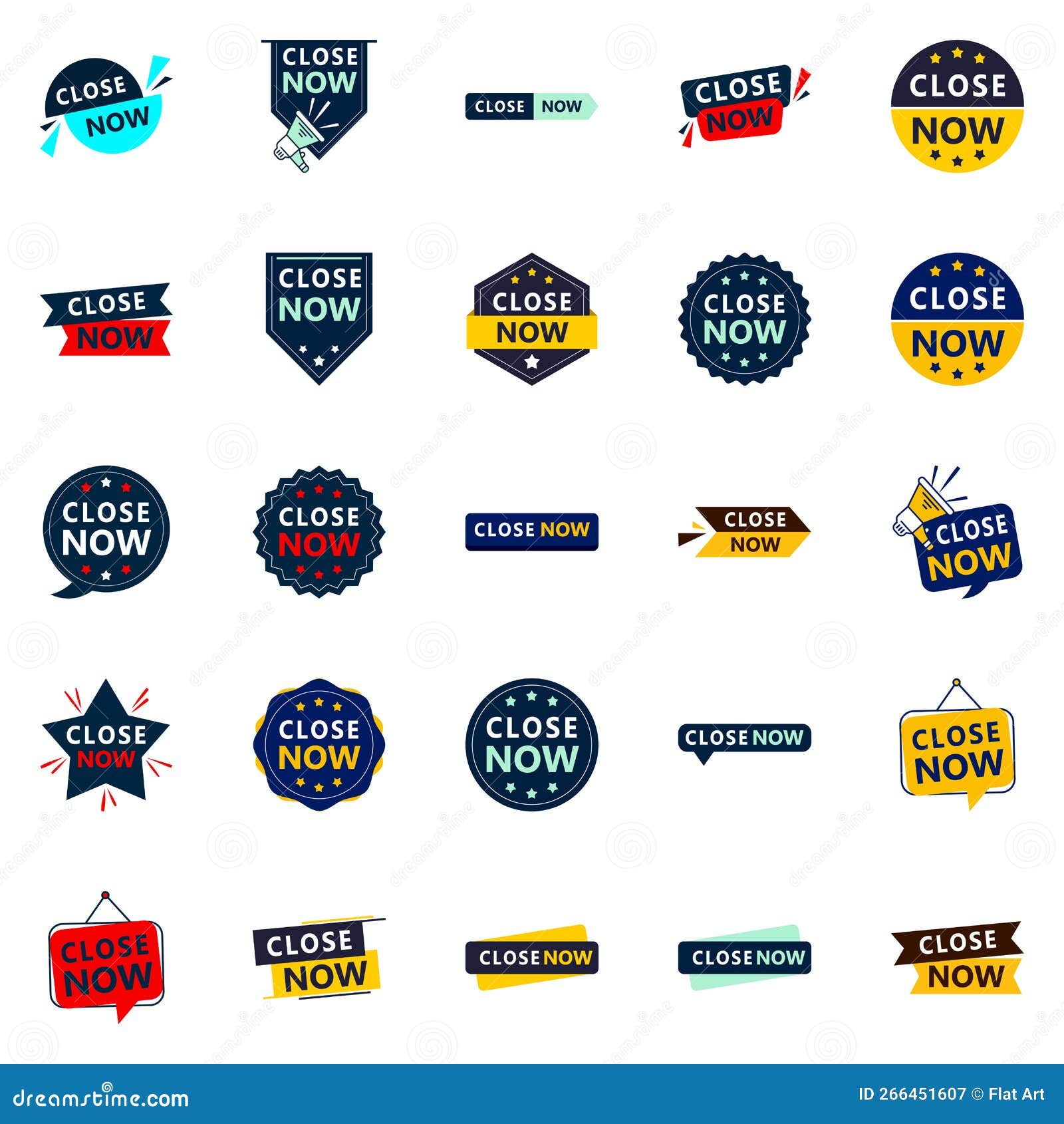 Grab Your Chance To Close Text Banners Pack of 25 Stock Vector ...