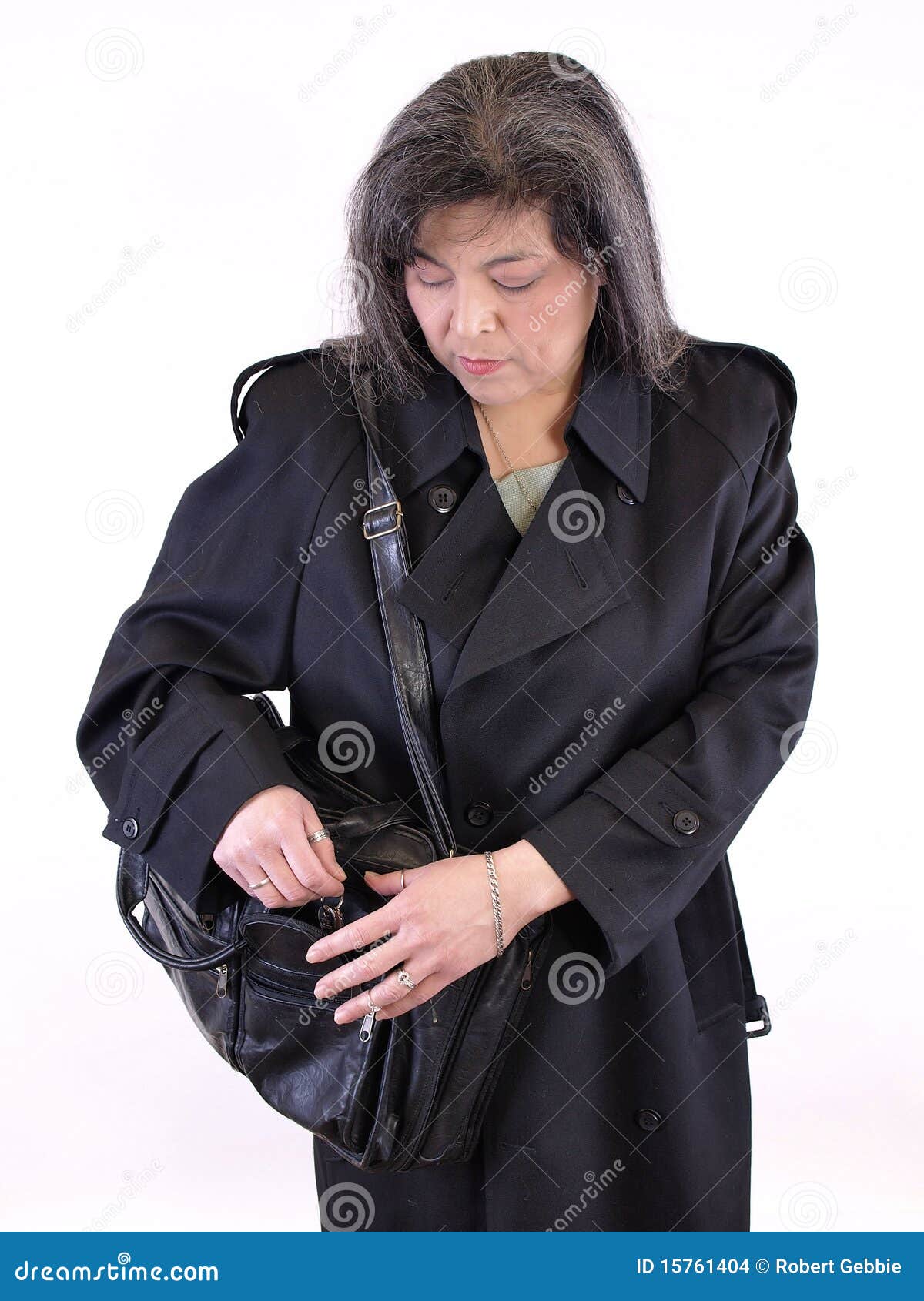 Grabbing Her Keys stock photo. Image of black, searching - 15761404