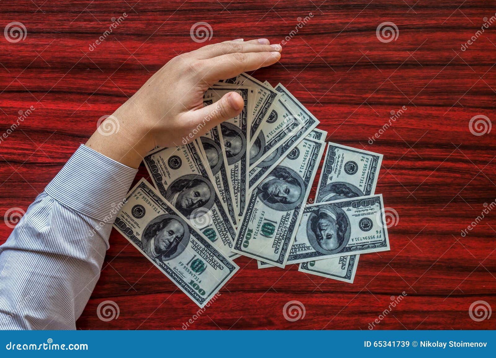 Grabbing money stock image. Image of finance, greed, luck - 65341739