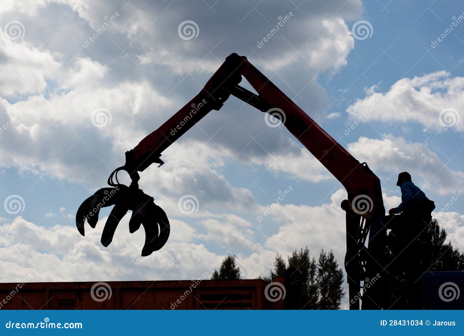 Grabbler da sucata foto de stock. Imagem de sujeira, agarrador - 28431034