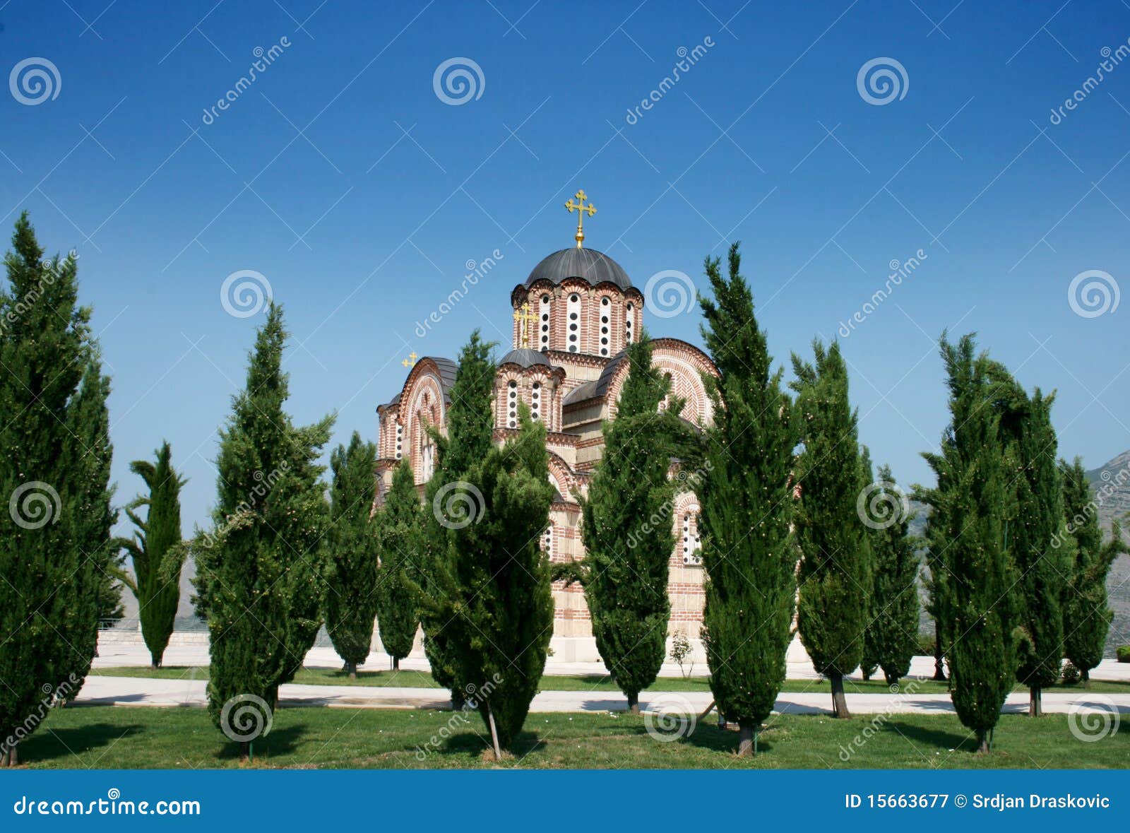 Gracanica monastery stock image. Image of herzegovina - 15663677