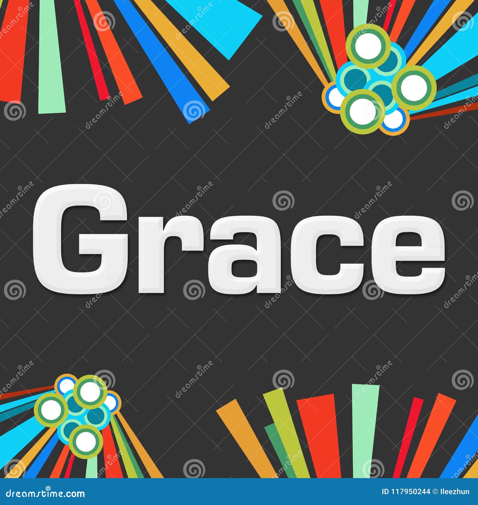 Grace Colorful Blocks Stock Photo | CartoonDealer.com #117950232
