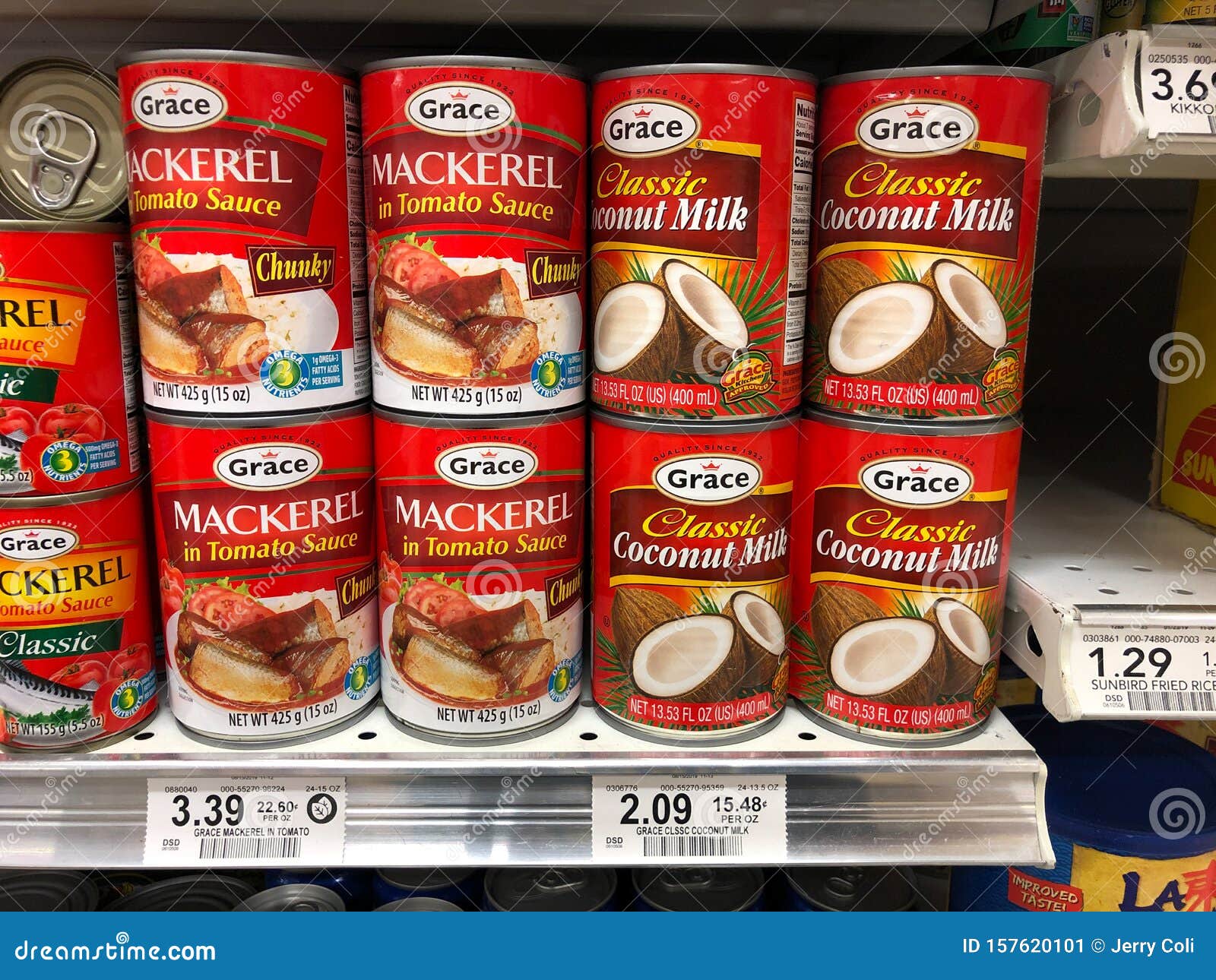 Grace Products for Sale at a Grocery Store Editorial Photo - Image of ...