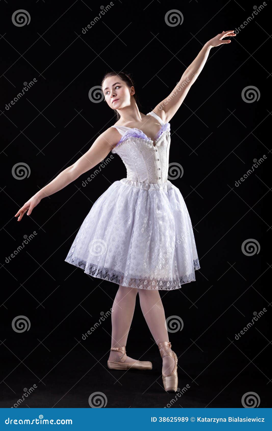 Graceful ballet dancer stock image. Image of elegant - 38625989