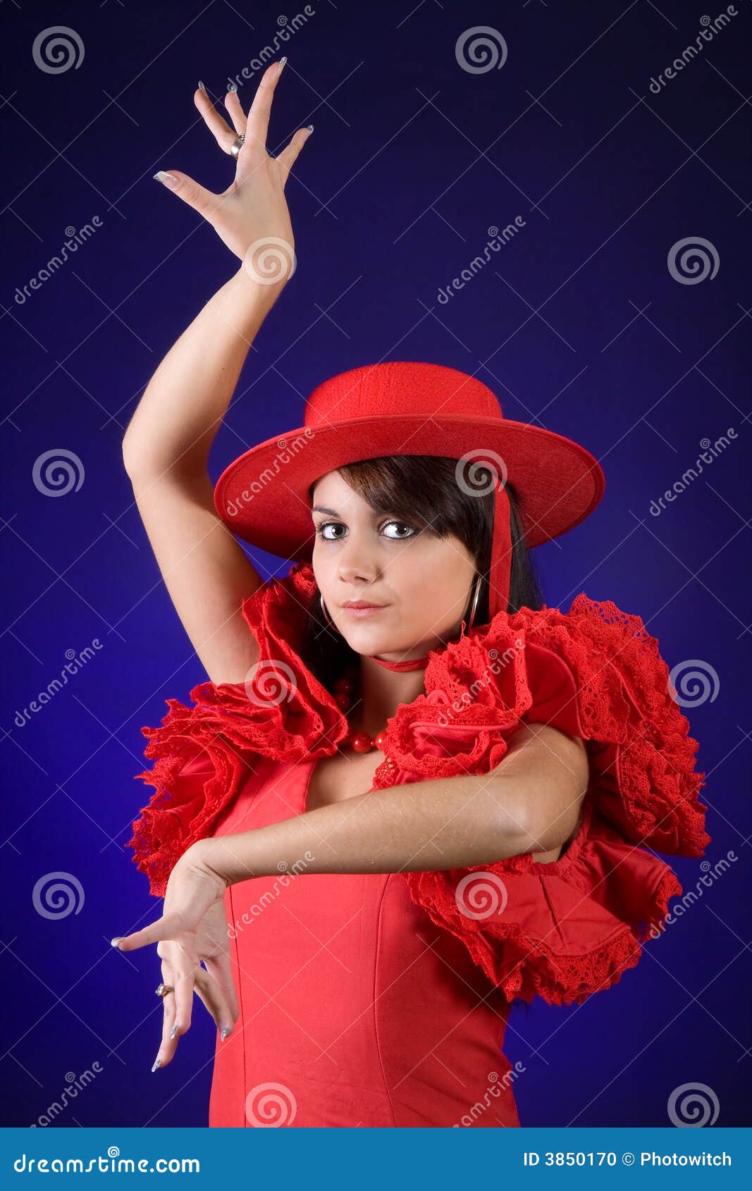 Graceful flamenco stock photo. Image of performer, flamenco - 3850170