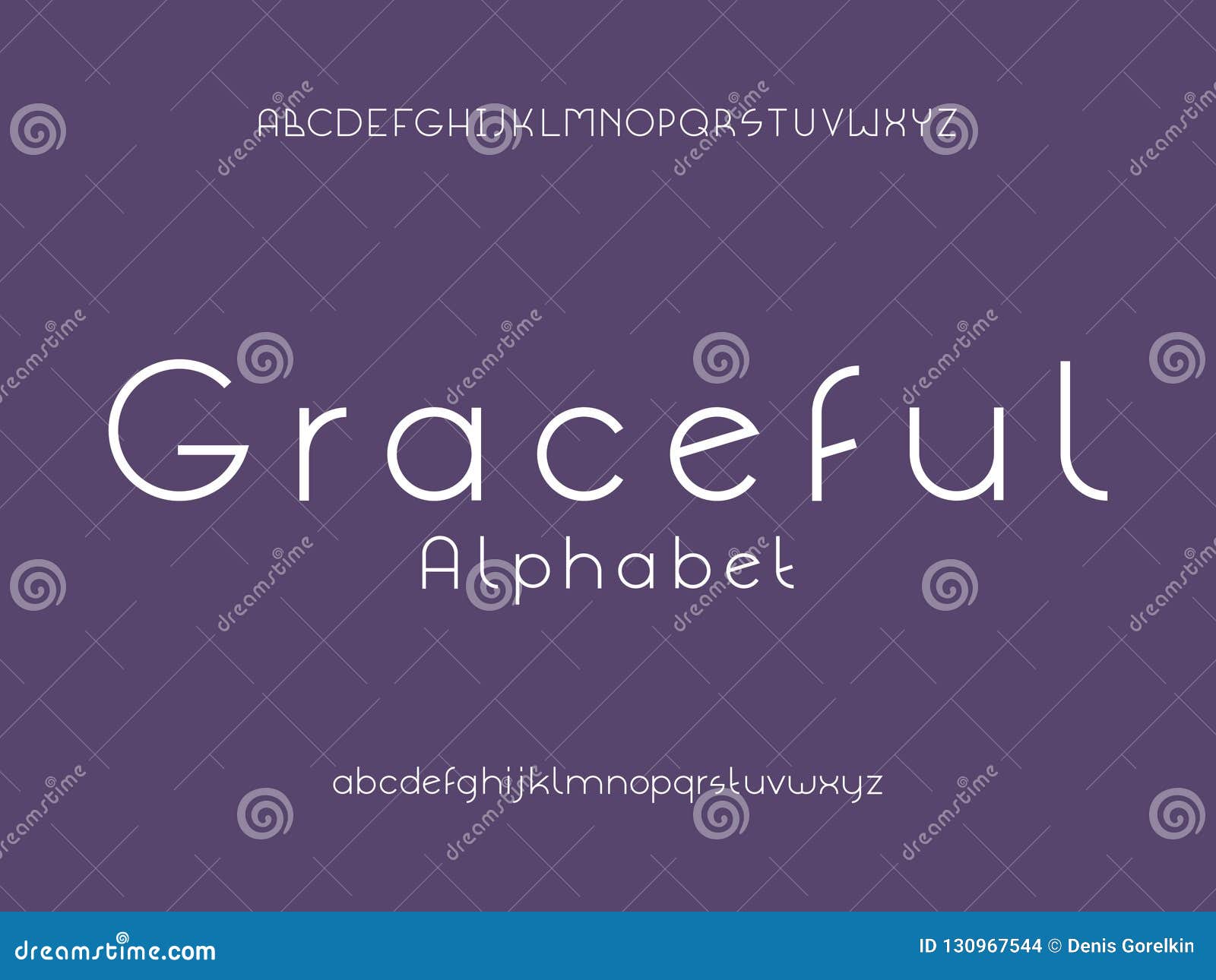 Graceful Font. Vector Alphabet | CartoonDealer.com #121255607