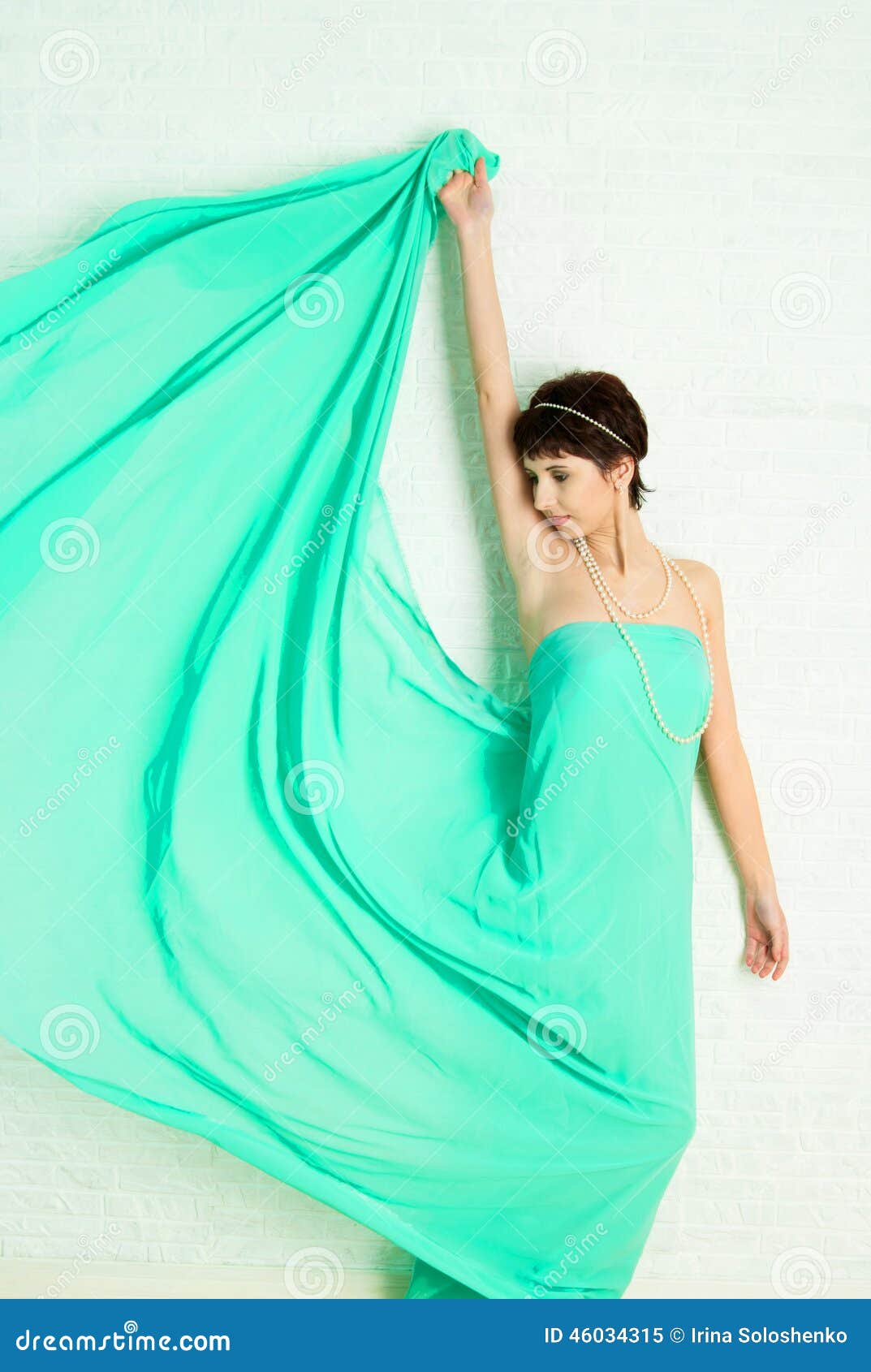 The graceful girl stock image. Image of dress, graceful - 46034315