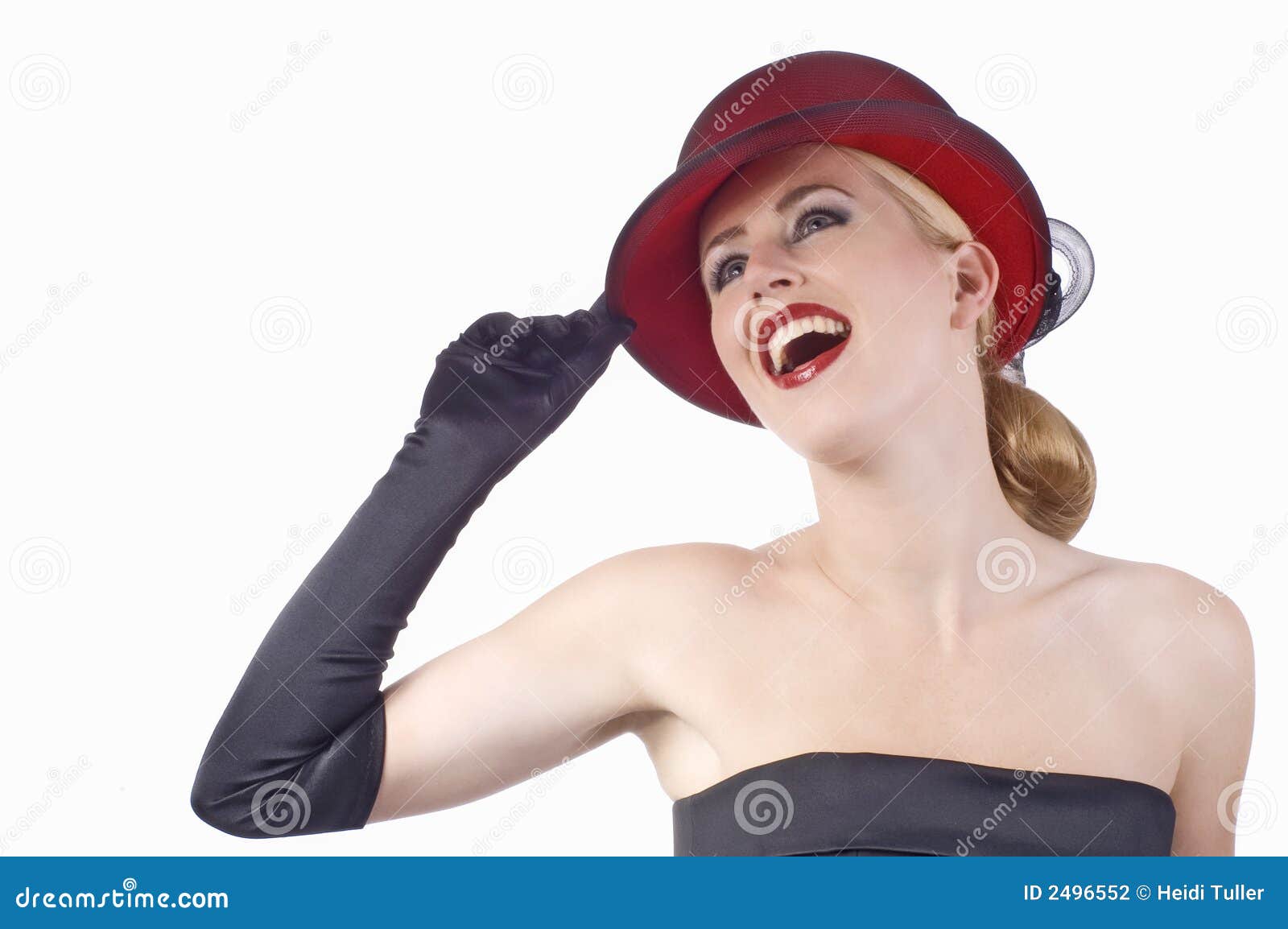 Graceful Lady with Big Smile Stock Photo - Image of attractive ...