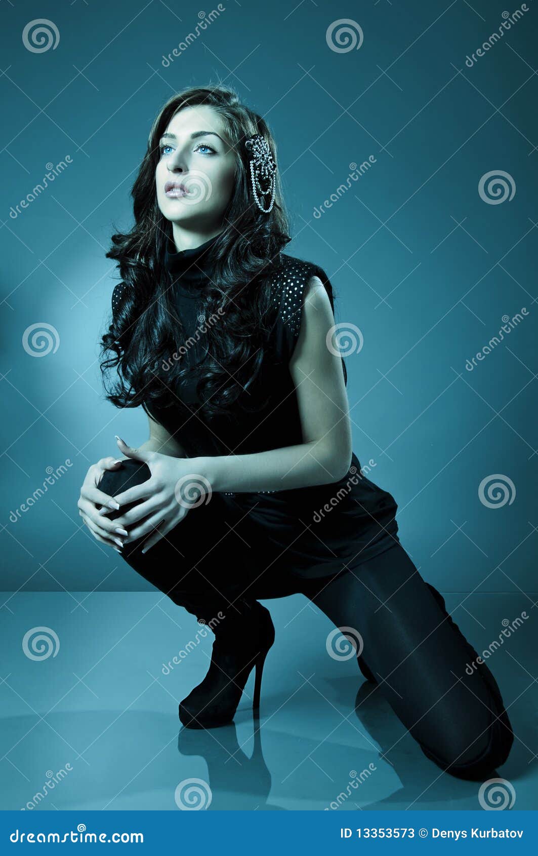 Graceful model stock image. Image of decoration, fashion - 13353573