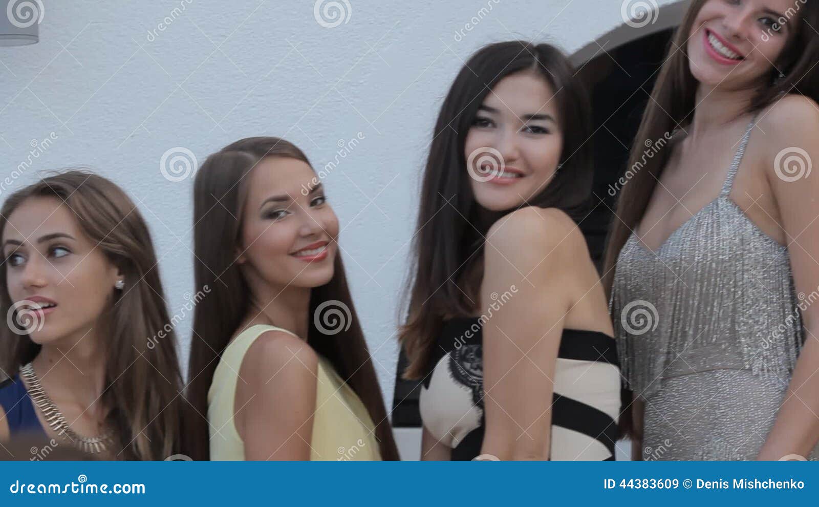 Graceful Model Posing and Smiling Stock Video - Video of face, bridge ...