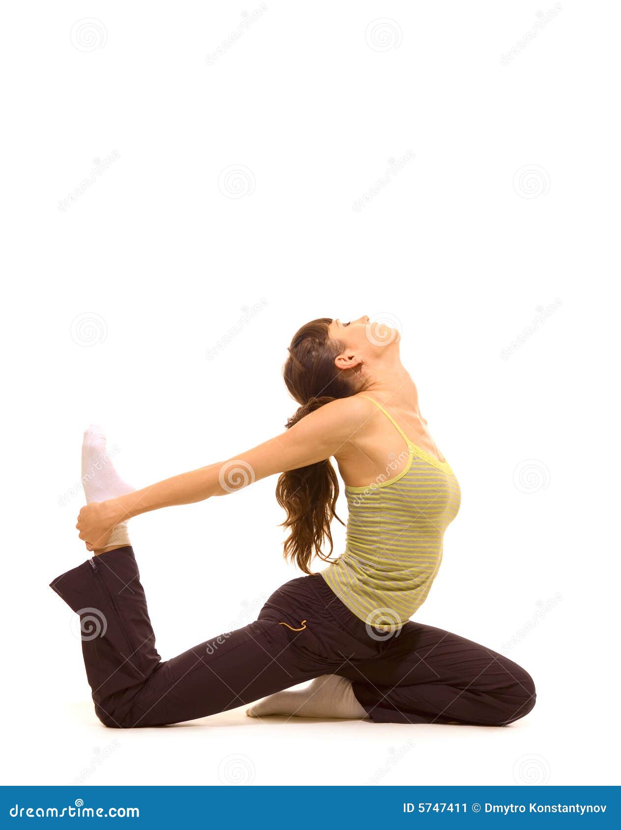 Graceful pose stock image. Image of health, aerobics, attractive - 5747411