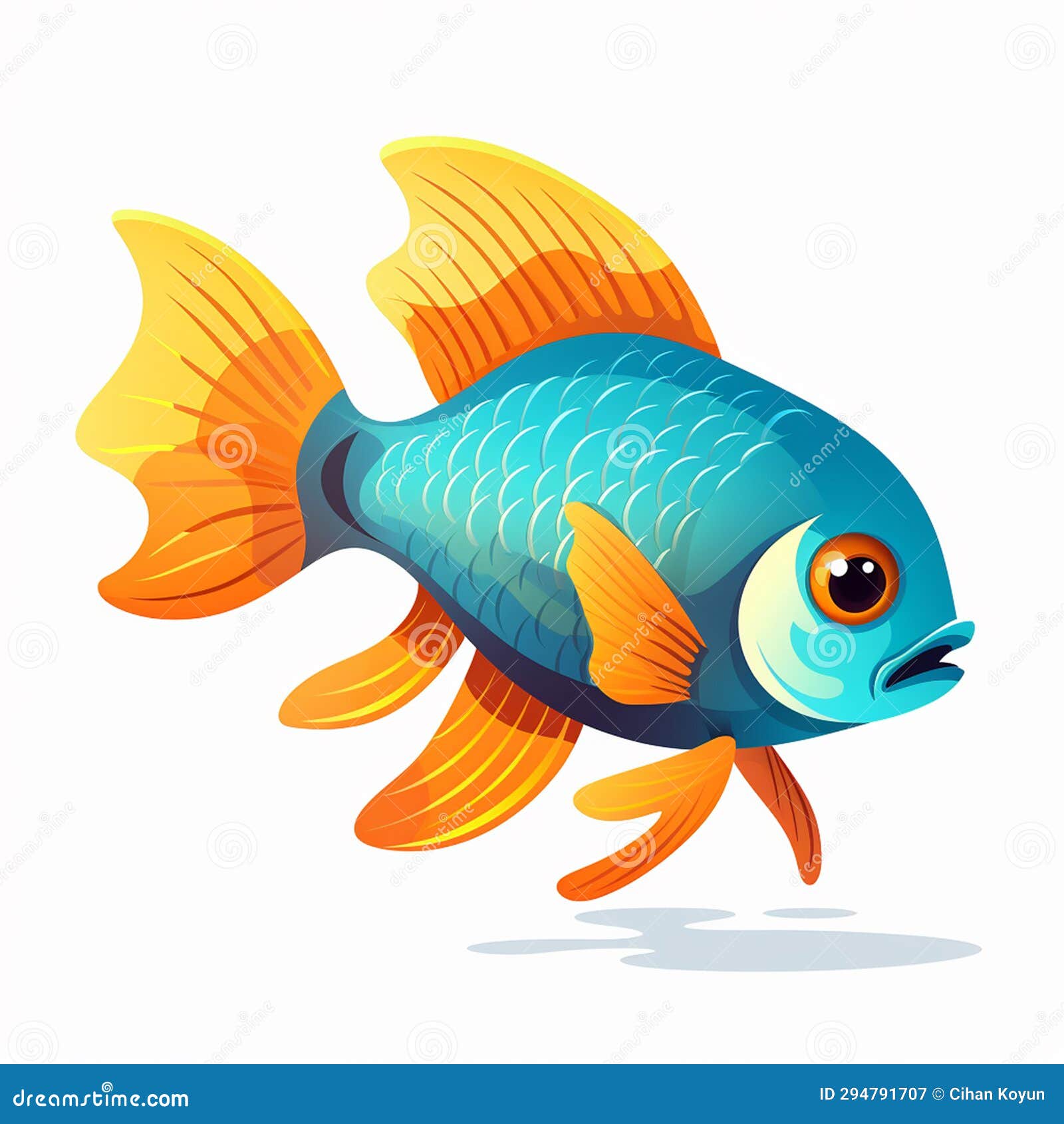 Graceful Stingray Drawing Stock Photo | CartoonDealer.com #295760688