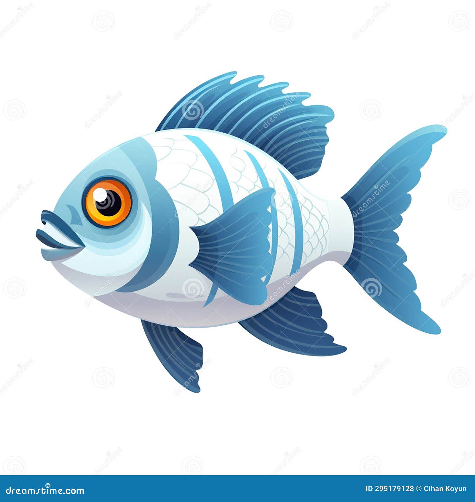 Graceful Stingray Drawing Stock Photo | CartoonDealer.com #296577348