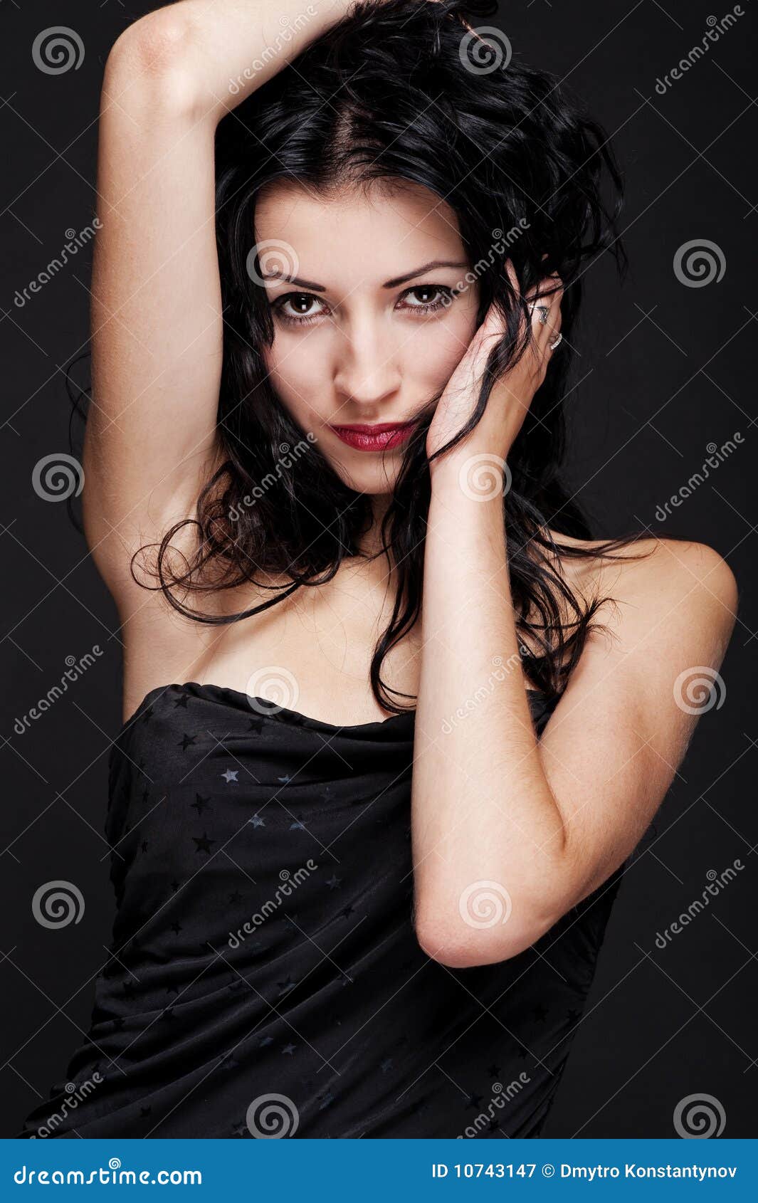 Graceful woman stock image. Image of brunette, passionate - 10743147