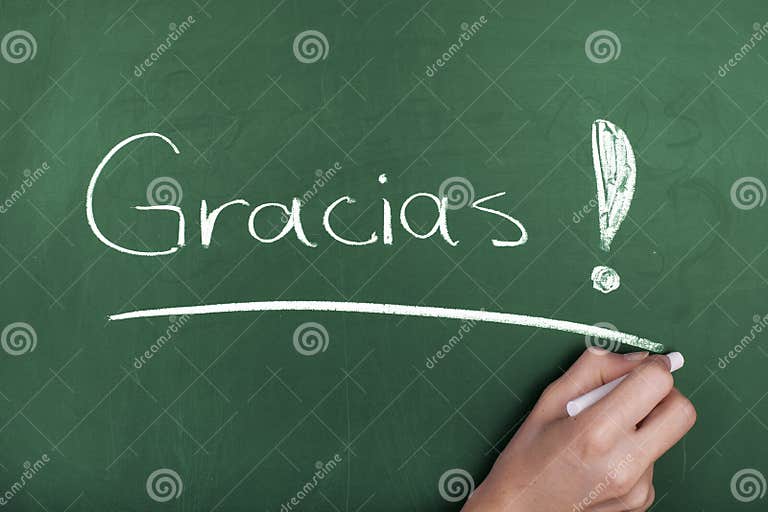 Gracias stock photo. Image of global, spanish, language - 43710778