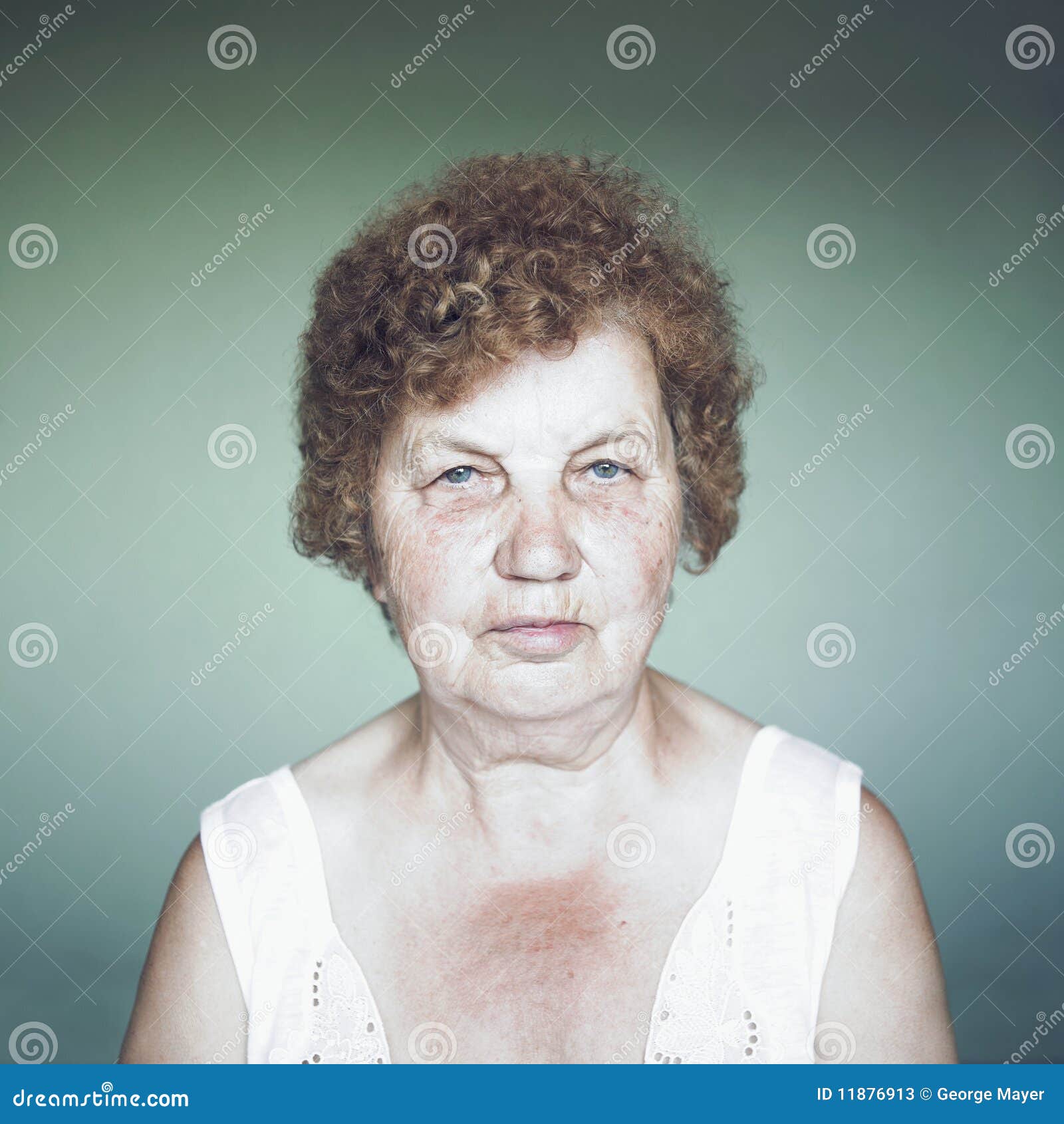 Gracious Senior Lady Portrait Stock Image - Image of beautiful ...