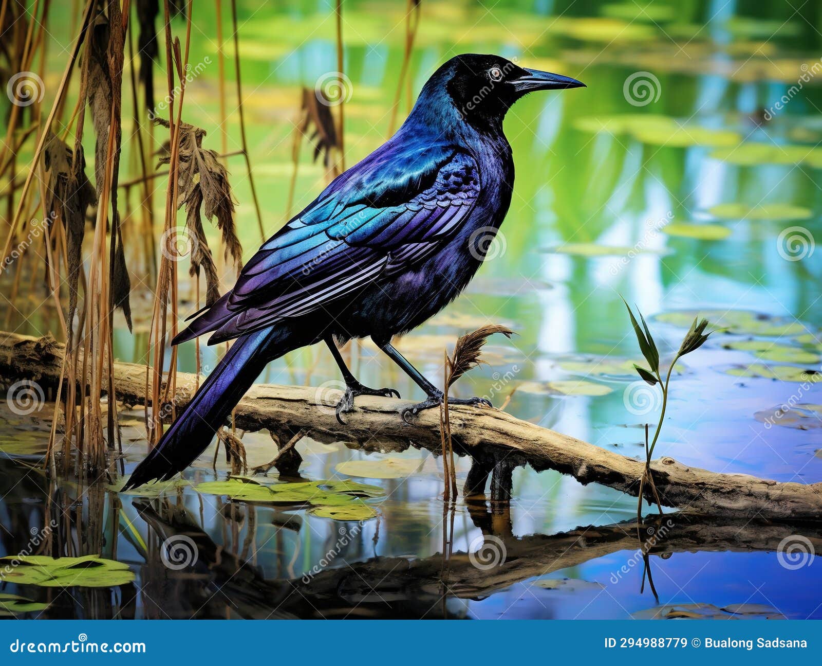 Grackle stock illustration. Illustration of fish, aigenerated - 294988779
