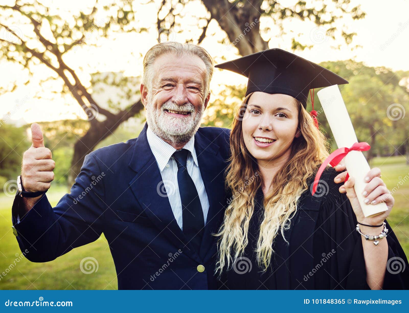 Grad at Graduation Ceremony Stock Image - Image of youth, study: 101848365