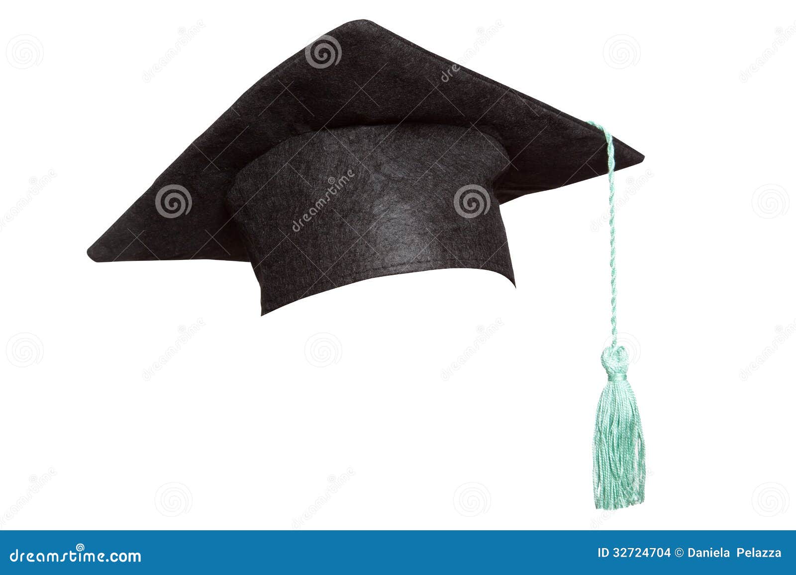 Grad hat on white stock photo. Image of celebration, college - 32724704