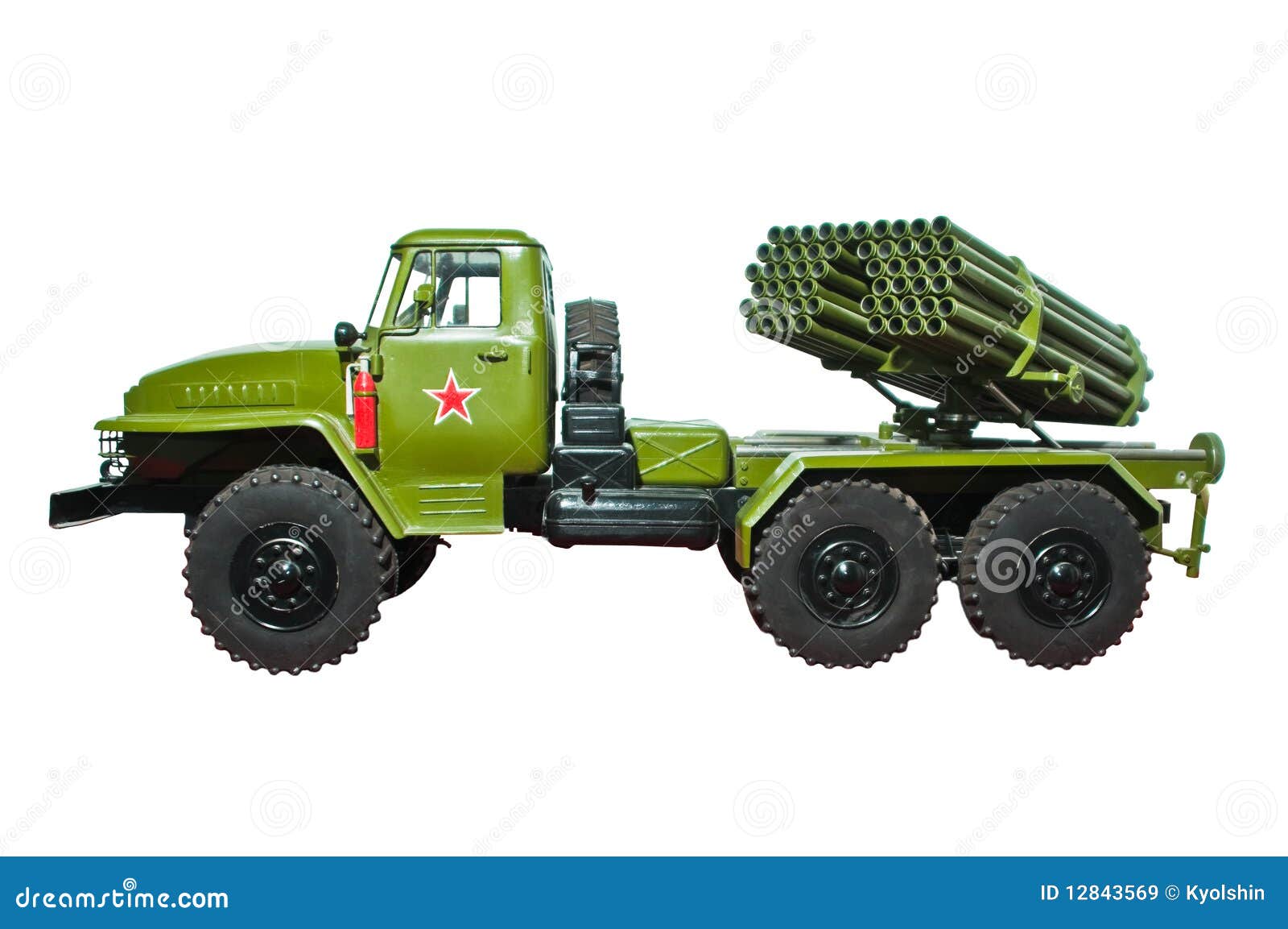 Grad Mobile Rocket Launcher Stock Image - Image of missile, rocket ...