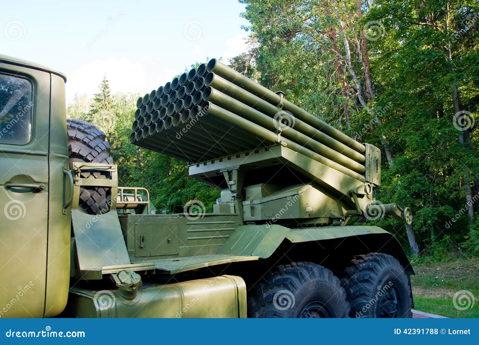 Grad-1 Multiple Rocket Launcher System. Editorial Stock Photo - Image ...