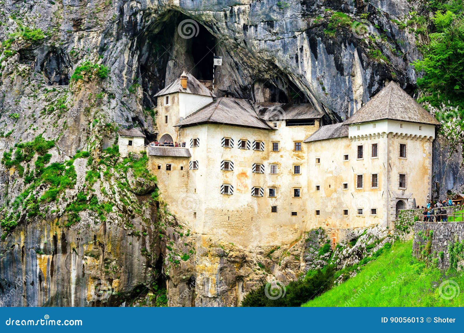 Grad Predjama in Slovenia stock image. Image of nature - 90056013