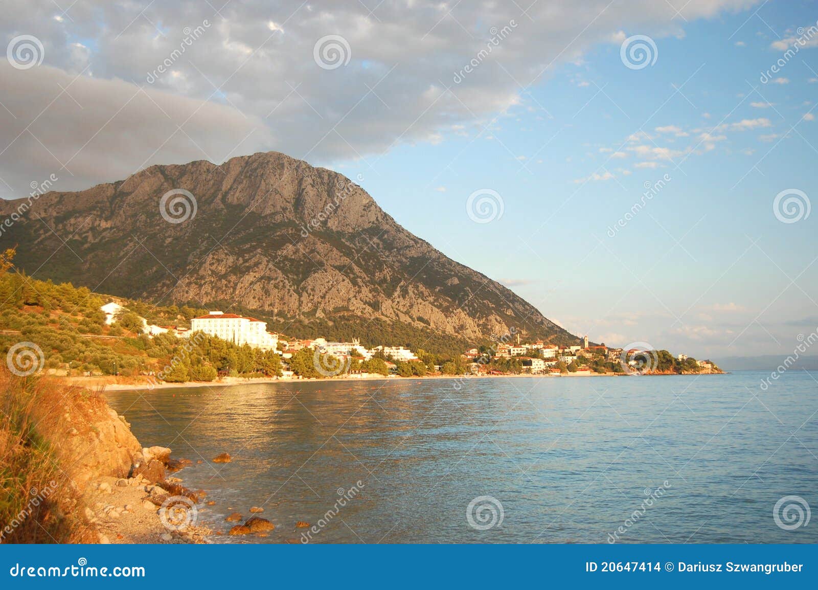 Gradac, Kroatien stockfoto. Bild von freizeit, traum - 20647414