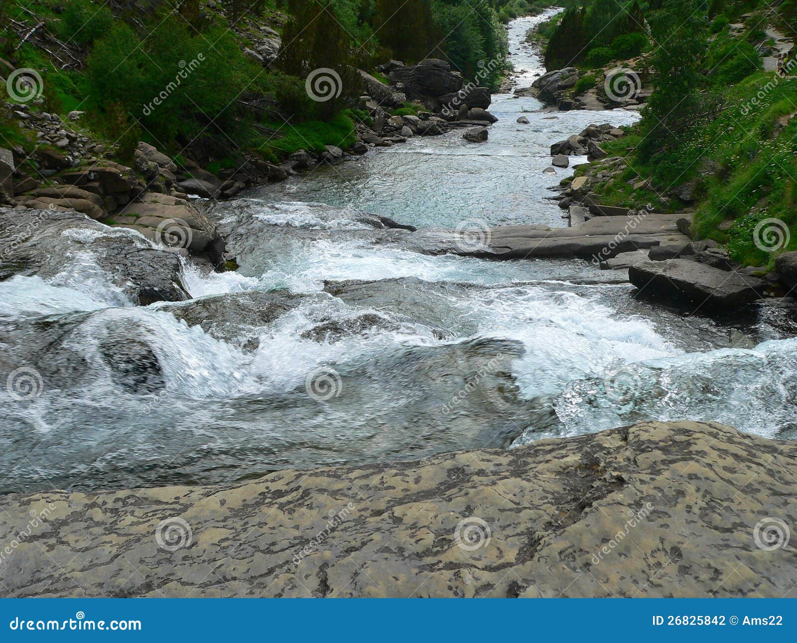 Gradas De Soaso, Huesca ( Spain ) Stock Photo - Image of refresh, creek ...